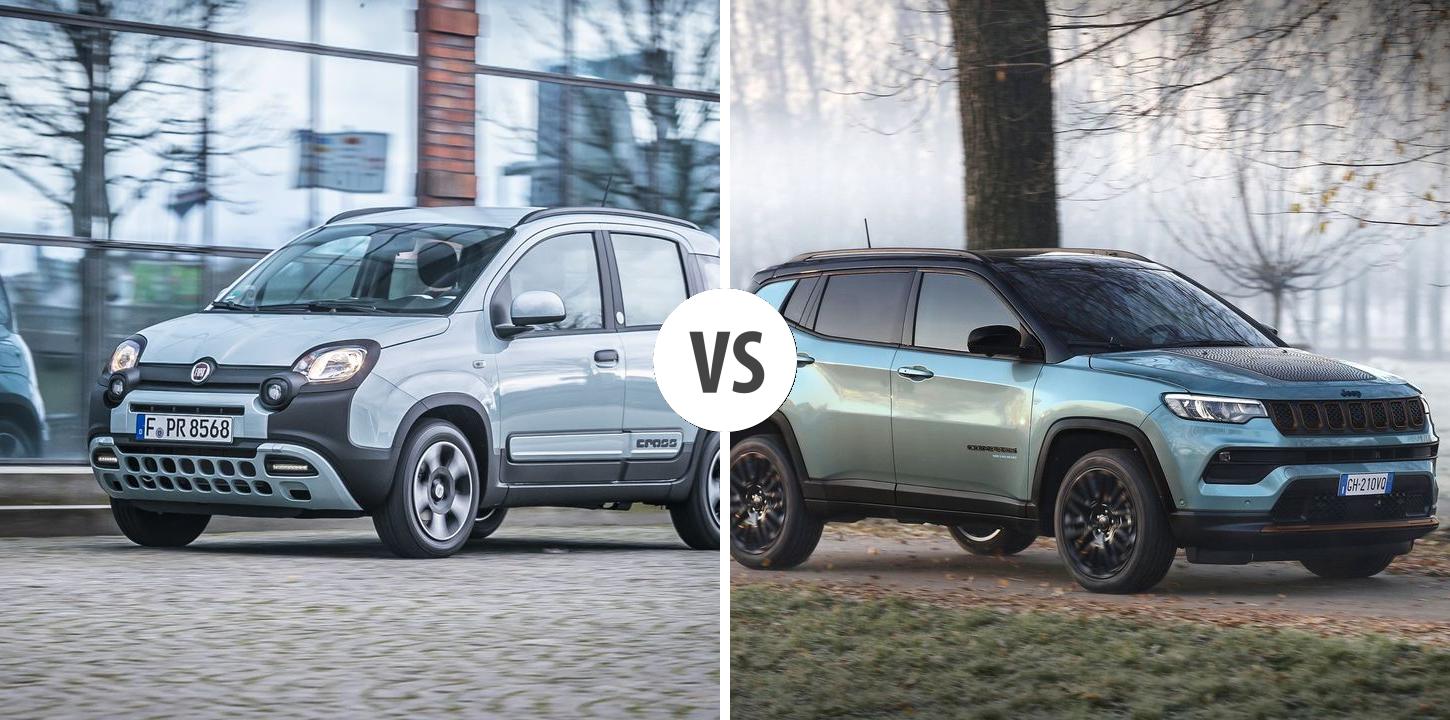 FIAT Panda VS Jeep Compass – Vergleiche Preise, Leistung, Kofferraum ...