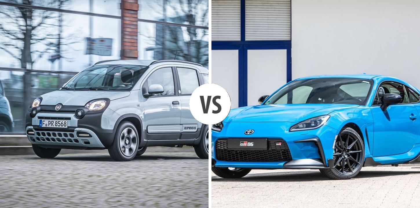 FIAT Panda VS Toyota GR86 Autovergleich | AUTOGOTT.DE
