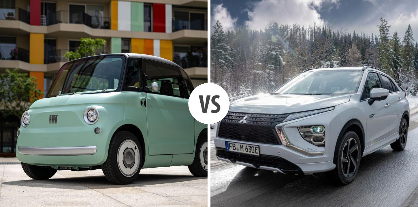 FIAT Topolino VS Mitsubishi Eclipse Cross – Vergleiche Preise, Leistung ...