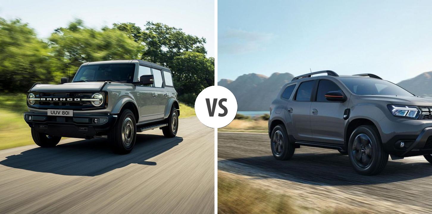 Ford Bronco VS Dacia Duster Autovergleich | AUTOGOTT.DE