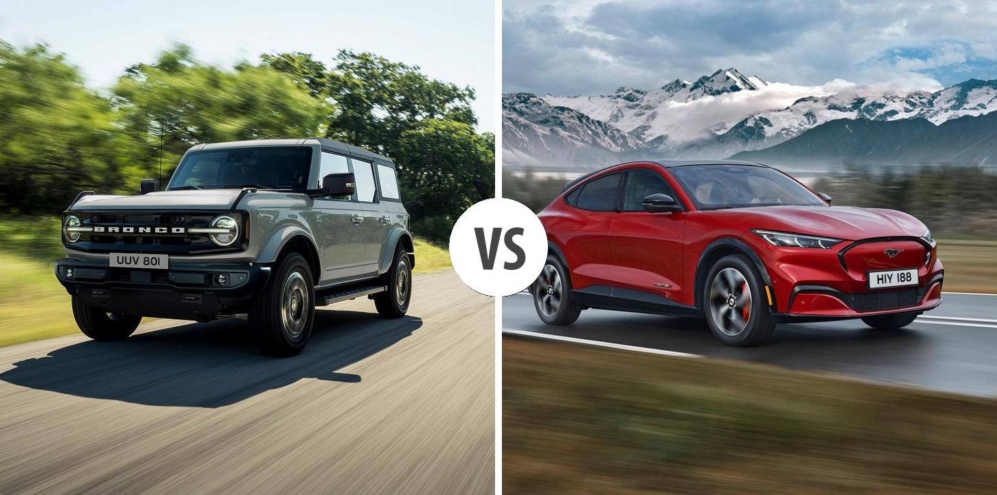Ford Bronco VS Ford Mustang Mach-E – Vergleiche Preise, Leistung ...