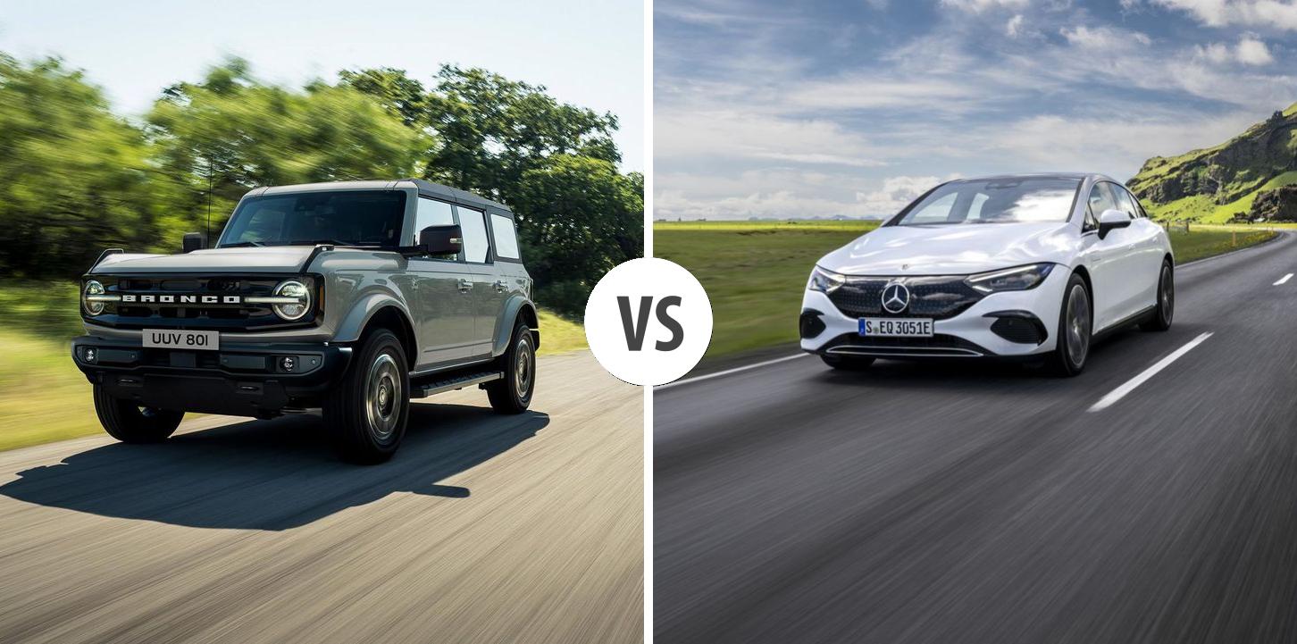 Ford Bronco VS Mercedes EQE Limousine – Vergleiche Preise, Leistung ...