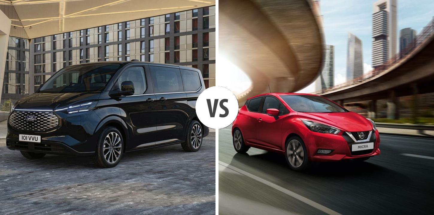 Ford E-Tourneo Custom VS Nissan Micra – Vergleiche Preise, Leistung ...