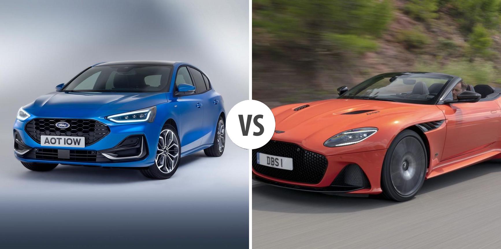 Ford Focus VS Aston Martin DBS Superleggera Cabrio – Vergleiche Preise ...