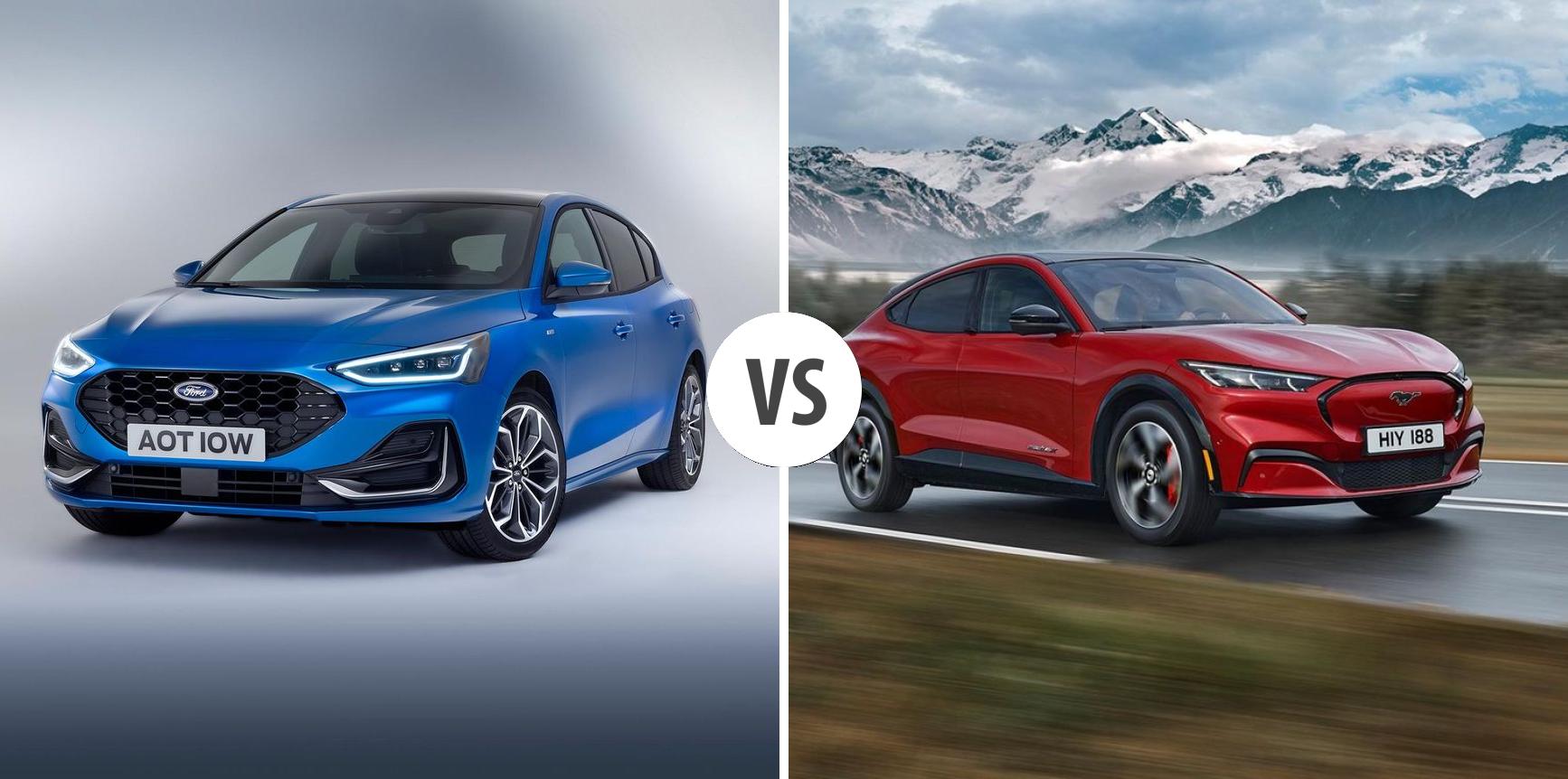 Ford Focus VS Ford Mustang Mach-E – Vergleiche Preise, Leistung ...