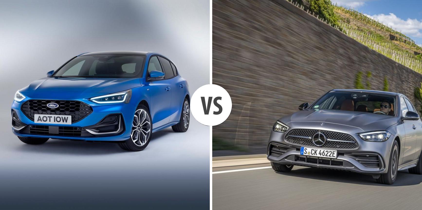 Ford Focus VS Mercedes C-Klasse Limousine – Vergleiche Preise, Leistung ...