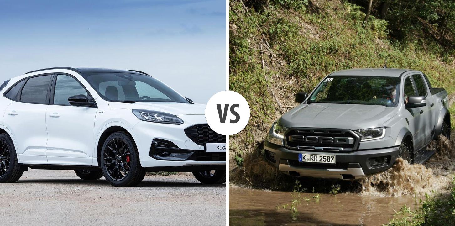 Ford Kuga VS Ford Ranger – Vergleiche Preise, Leistung, Kofferraum ...
