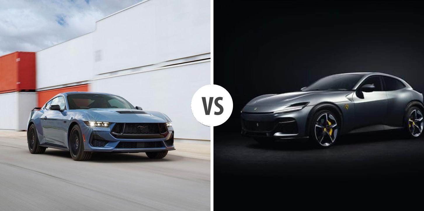 Ford Mustang Fastback VS Ferrari Purosangue – Vergleiche Preise ...