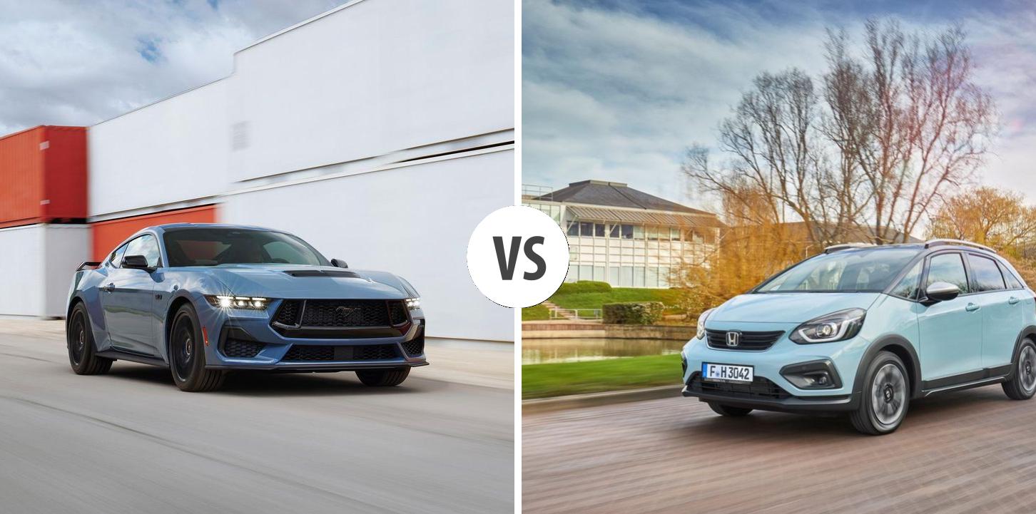 Ford Mustang Fastback VS Honda Jazz – Vergleiche Preise, Leistung ...