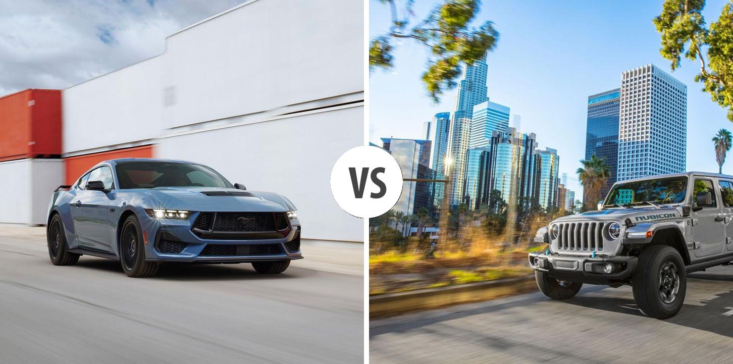 Ford Mustang Fastback VS Jeep Wrangler – Vergleiche Preise, Leistung ...