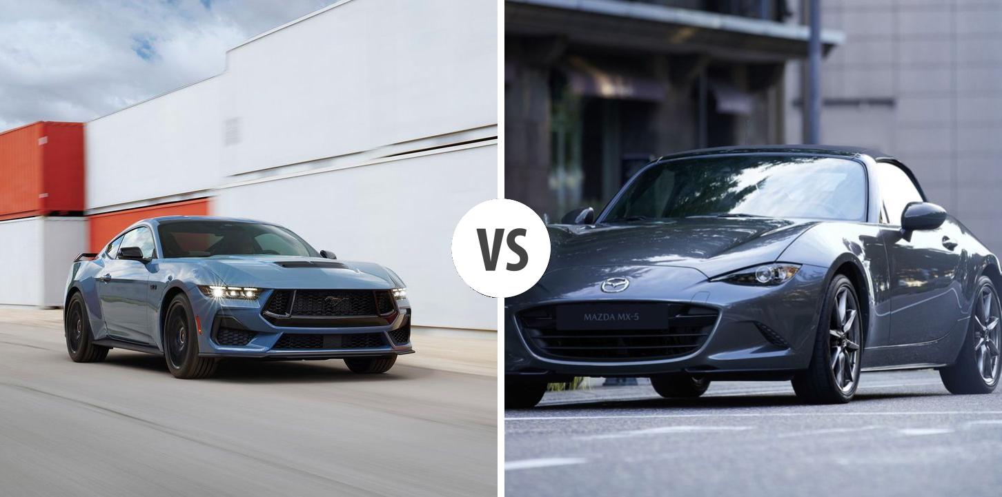 Ford Mustang Fastback VS Mazda MX-5 – Vergleiche Preise, Leistung ...