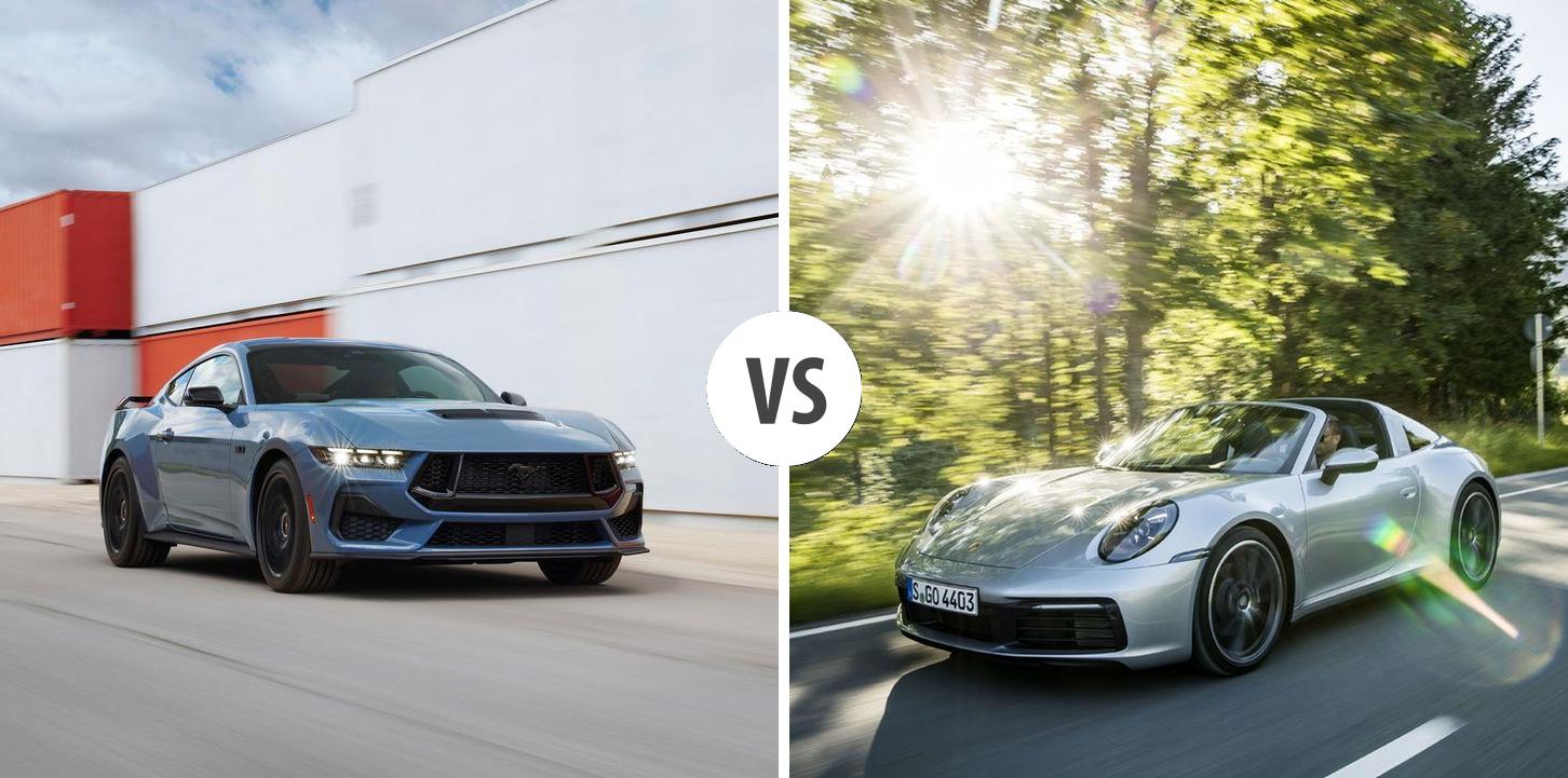 Ford Mustang Fastback VS Porsche 911 Targa – Vergleiche Preise ...