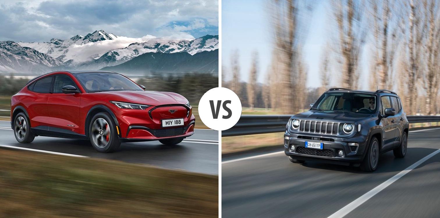 Ford Mustang Mach-E VS Jeep Renegade – Vergleiche Preise, Leistung ...