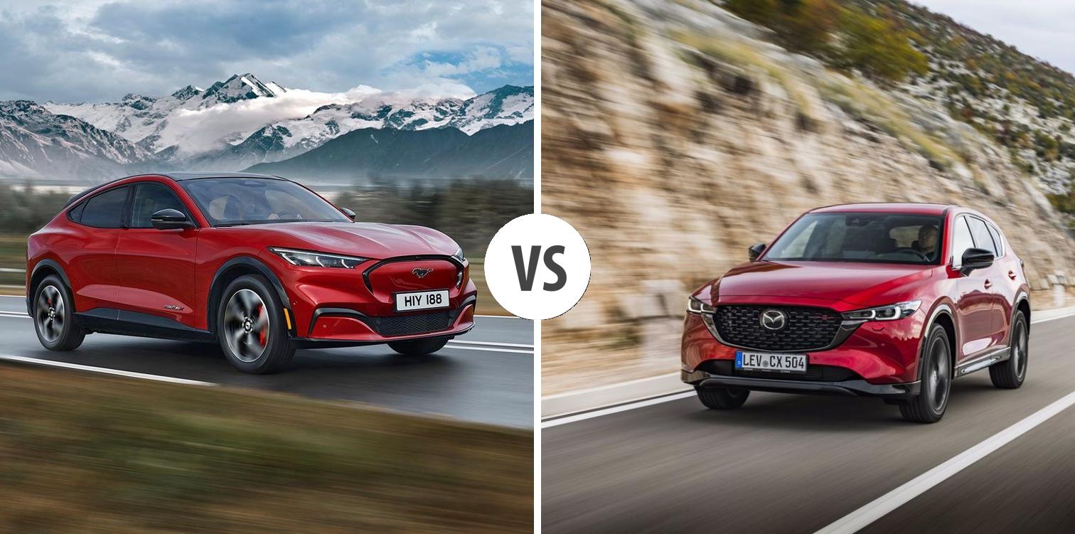 Ford Mustang Mach-E VS Mazda CX-5 Autovergleich | AUTOGOTT.DE