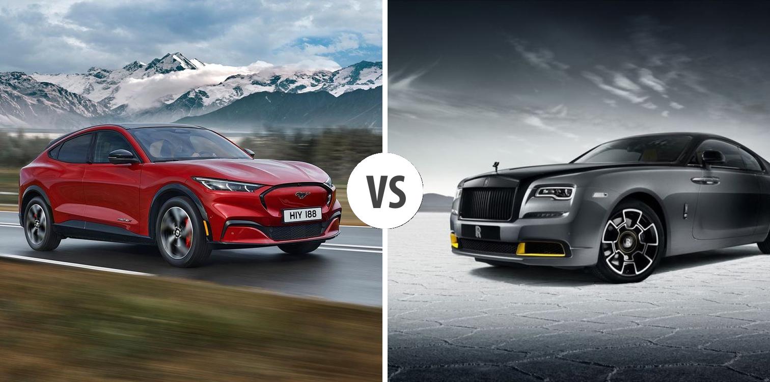 Ford Mustang Mach-E VS Rolls-Royce Wraith – Vergleiche Preise, Leistung ...