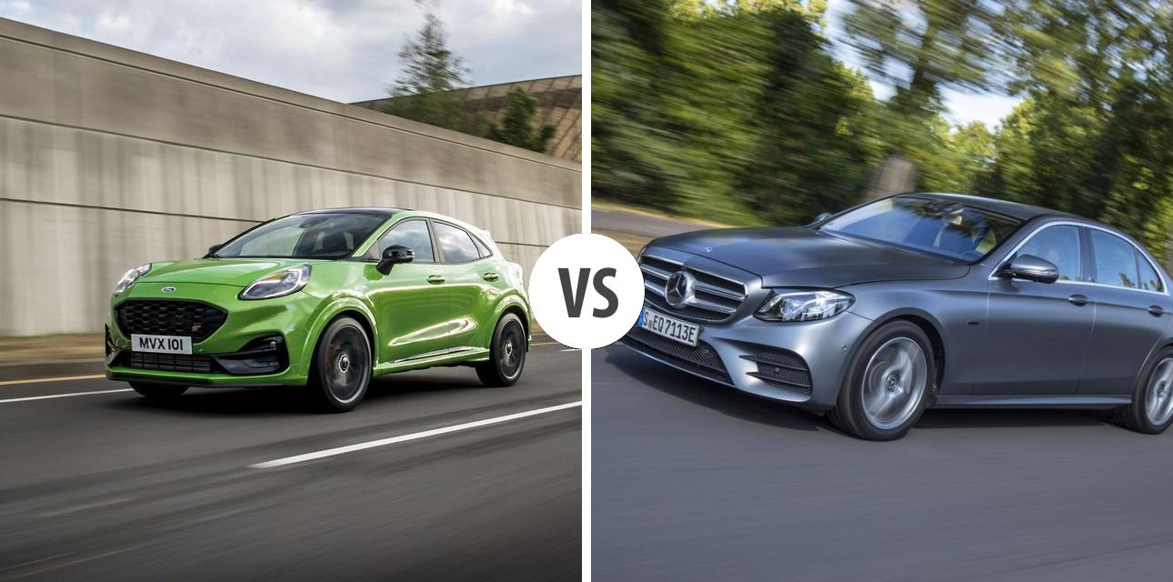 Ford Puma VS Mercedes E-Klasse Limousine – Vergleiche Preise, Leistung ...