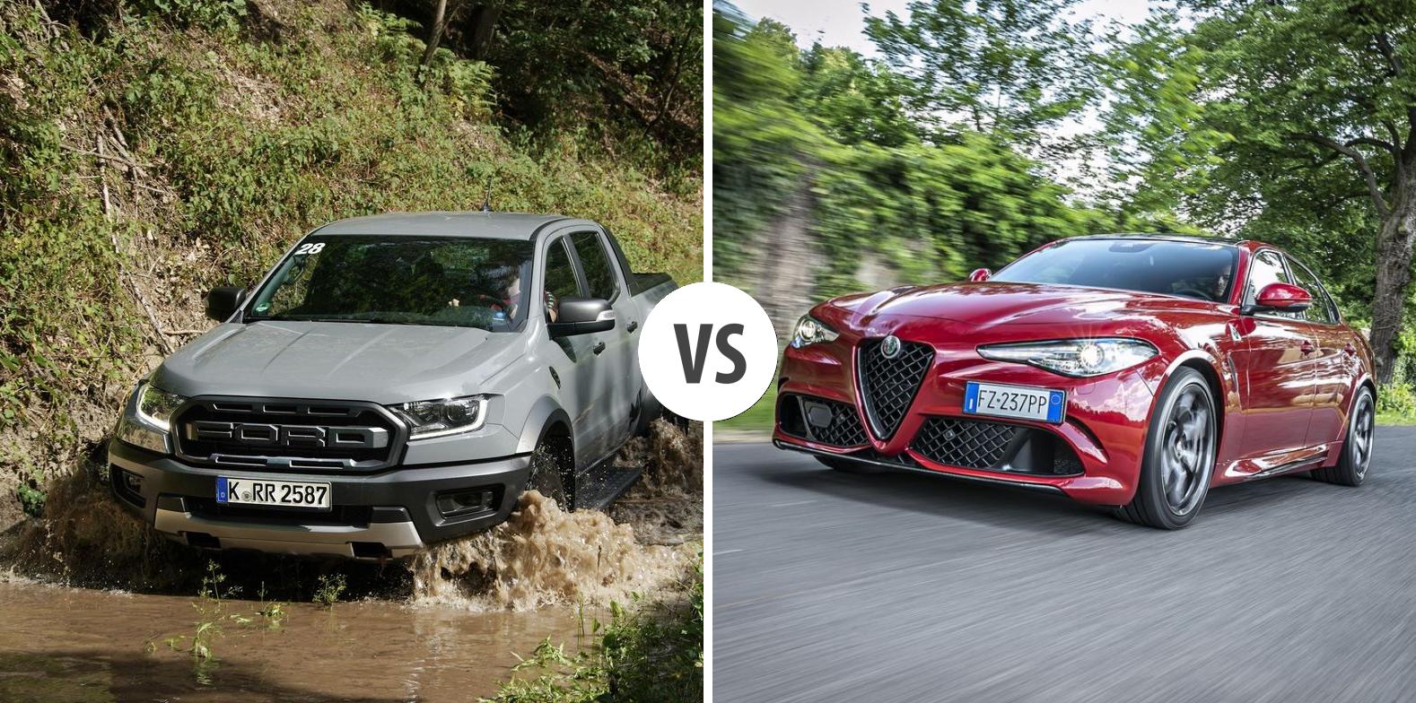Ford Ranger VS Alfa Romeo Giulia – Vergleiche Preise, Leistung ...