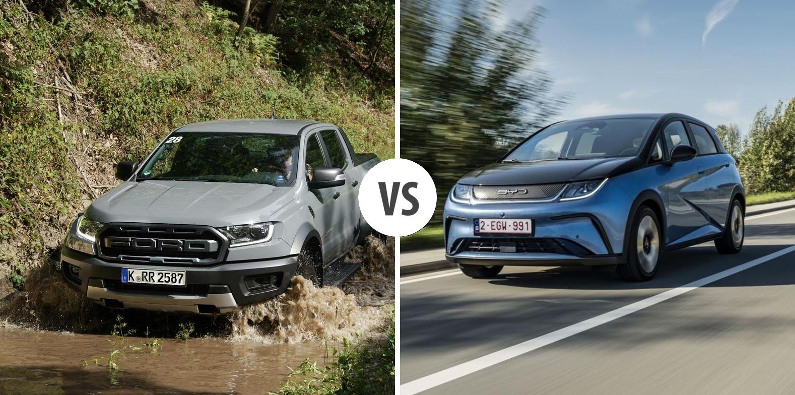 Ford Ranger VS BYD Dolphin – Vergleiche Preise, Leistung, Kofferraum ...