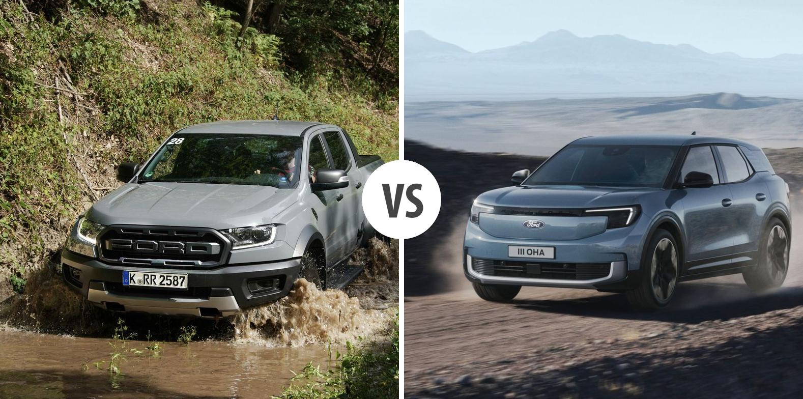 Ford Ranger VS Ford Explorer EV Autovergleich | AUTOGOTT.DE