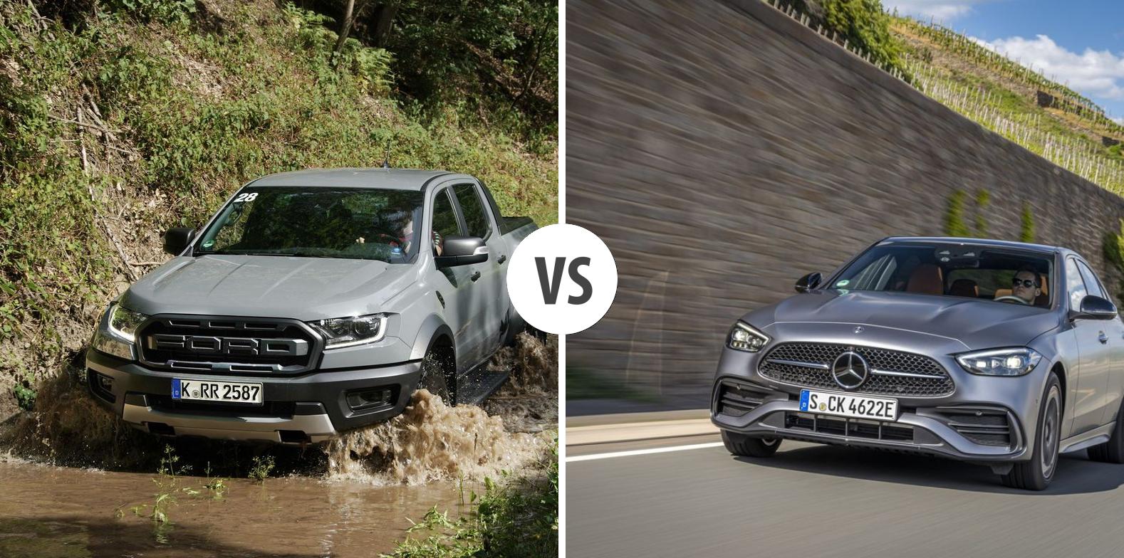Ford Ranger VS Mercedes C-Klasse Limousine – Vergleiche Preise ...