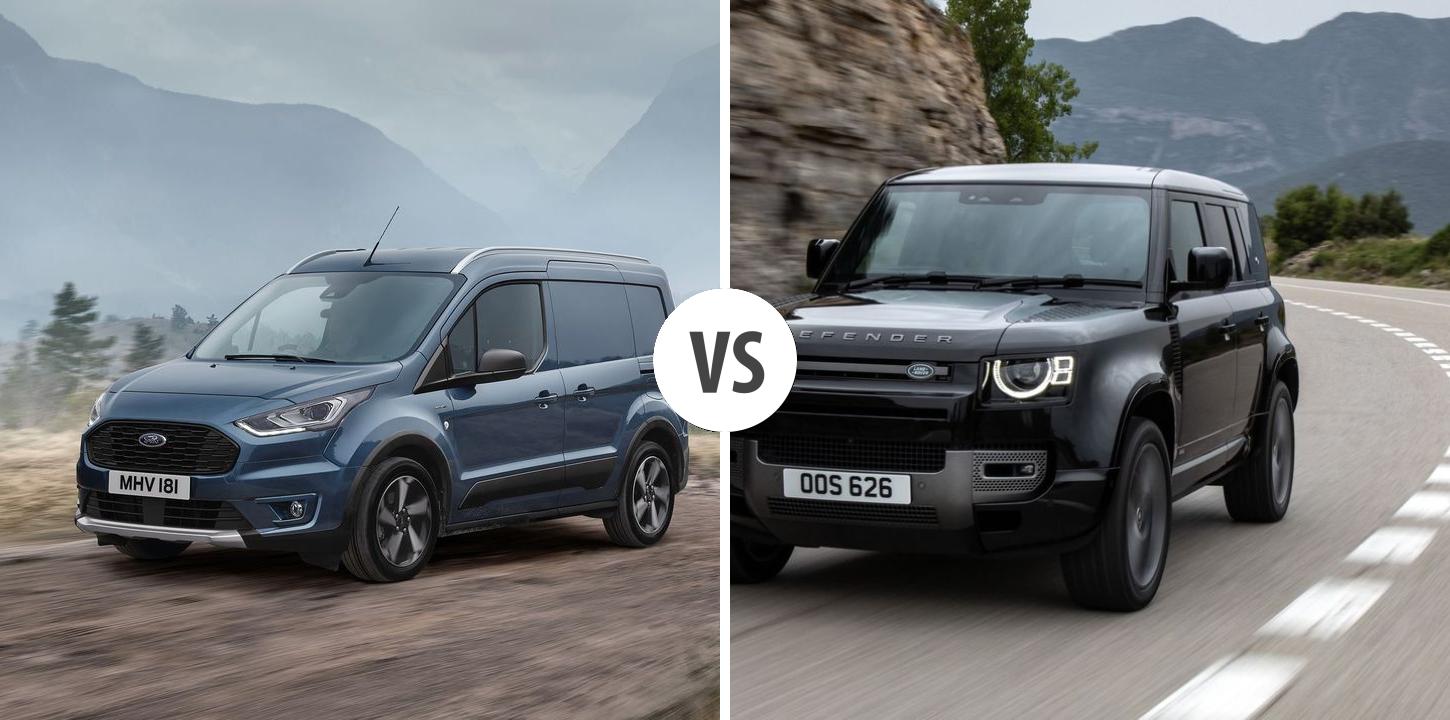 Ford Transit Connect Transporter VS Land Rover Defender – Vergleiche ...