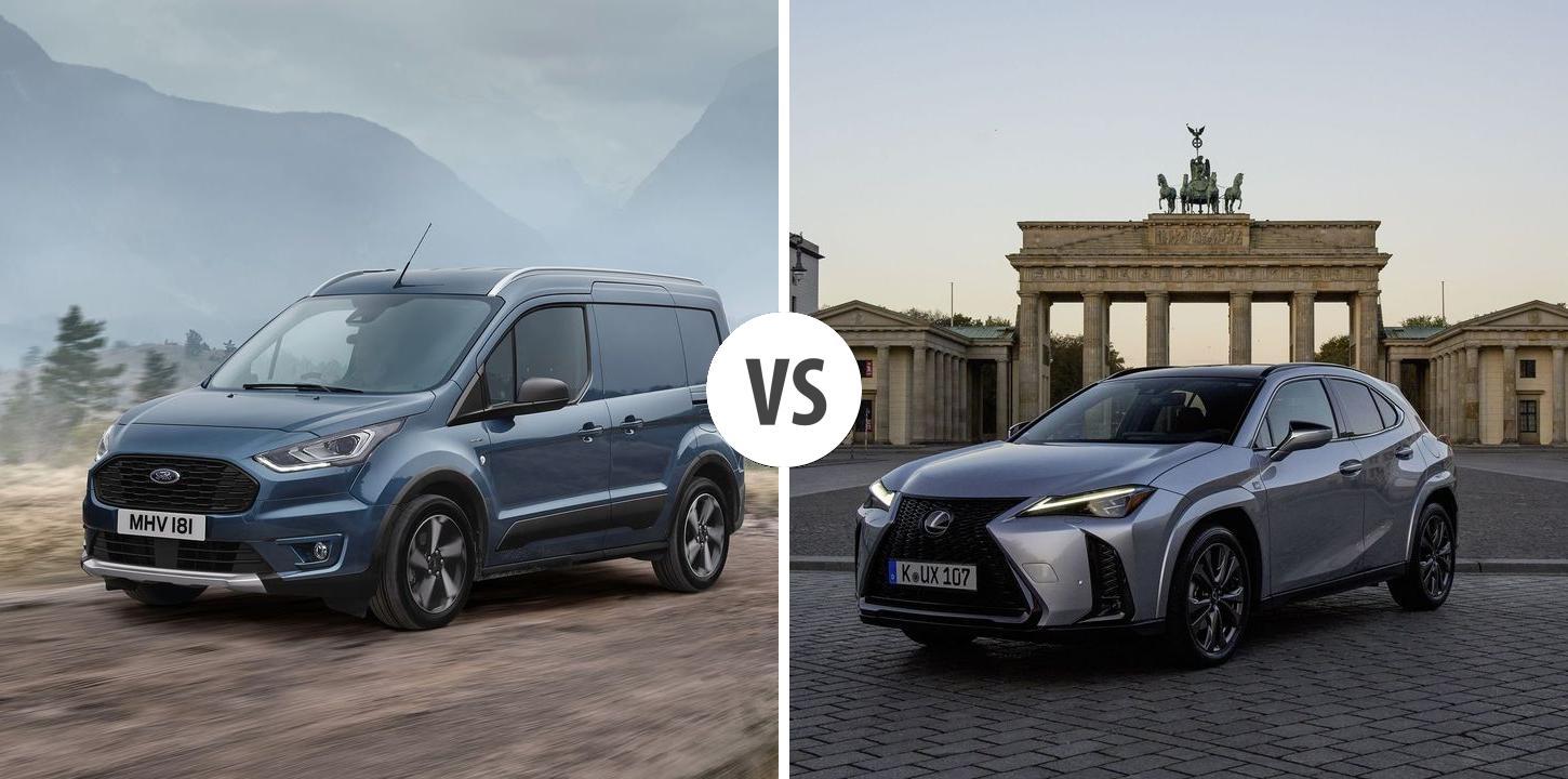 Ford Transit Connect Transporter VS Lexus UX Autovergleich | AUTOGOTT.DE