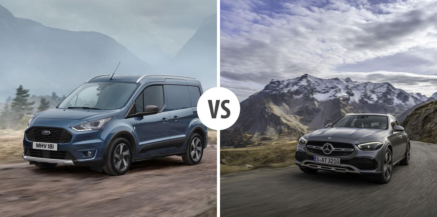Ford Transit Connect Transporter VS Mercedes C-Klasse T-Modell ...