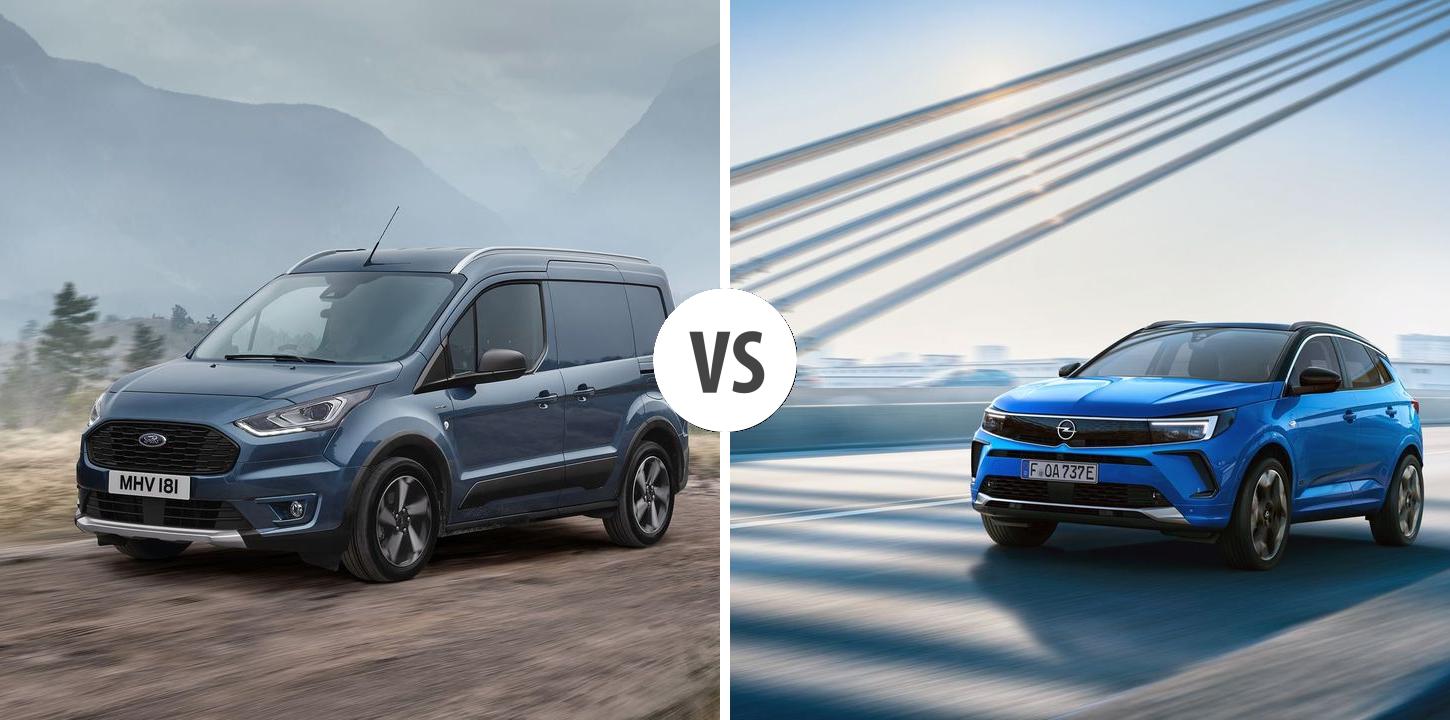Ford Transit Connect Transporter VS Opel Grandland Elektro – Vergleiche ...