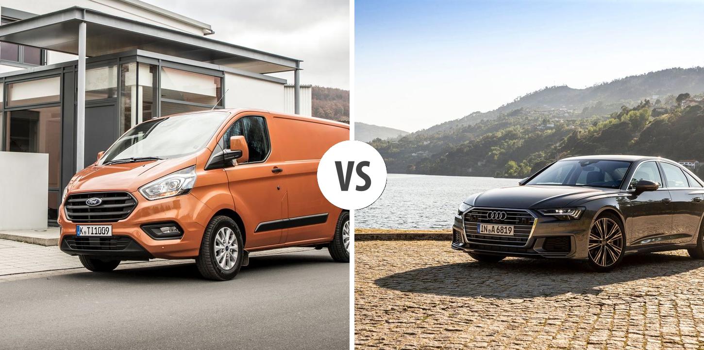 Ford Transit Custom Transporter VS Audi A6 Limousine – Vergleiche ...