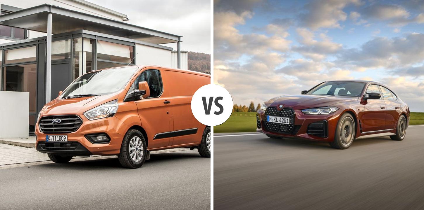 Ford Transit Custom Transporter VS BMW 4er Gran Coupé – Vergleiche ...