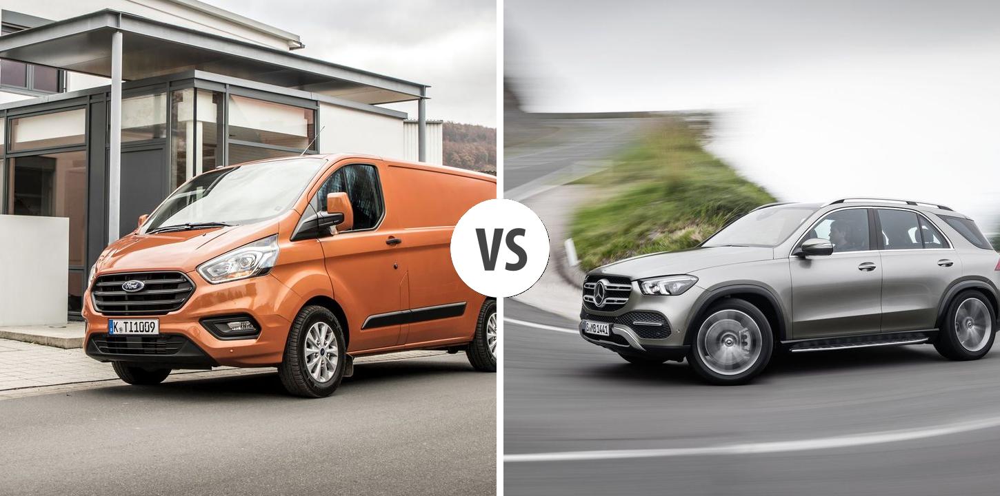 Ford Transit Custom Transporter VS Mercedes GLE – Vergleiche Preise ...