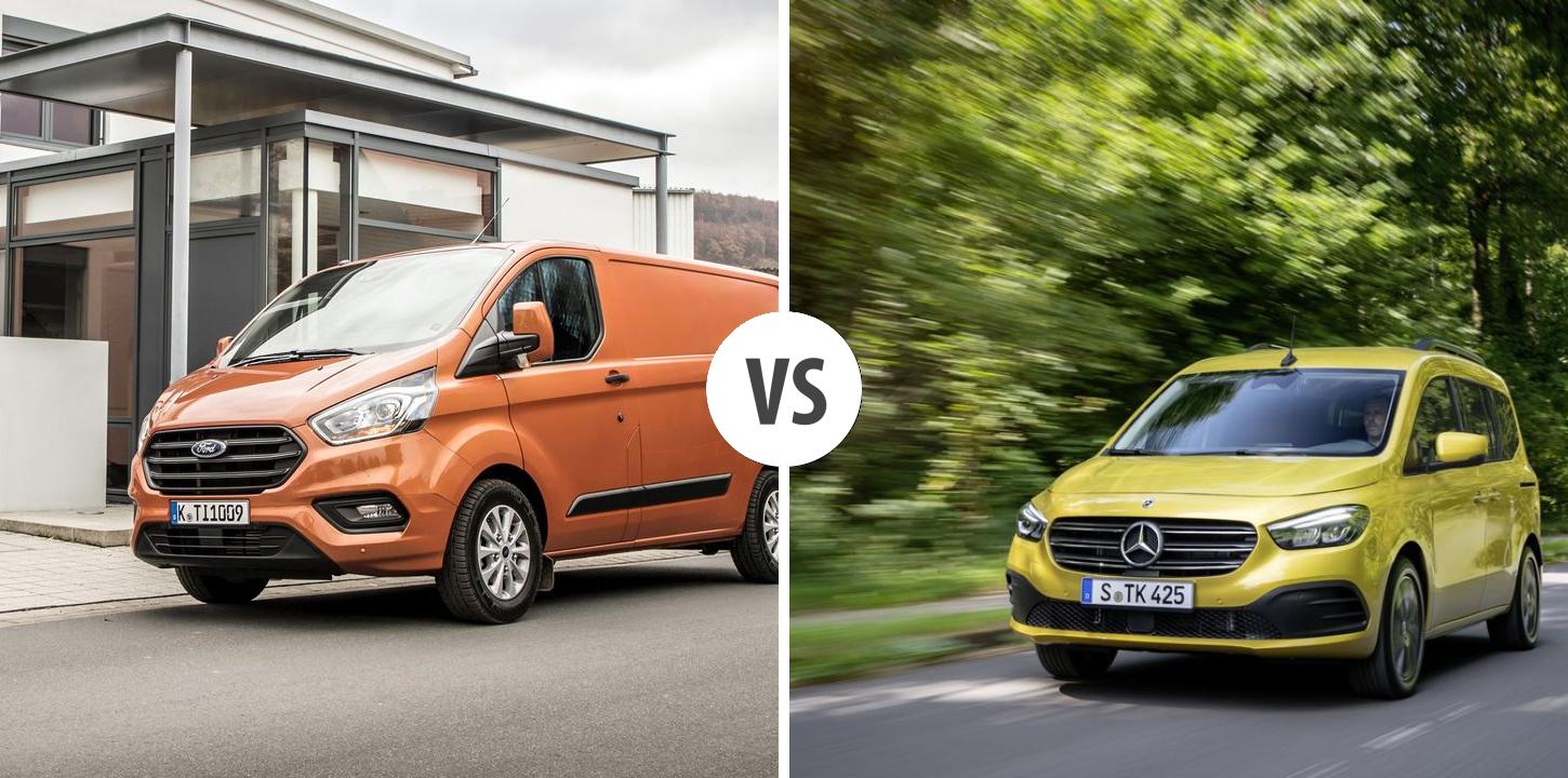 Ford Transit Custom Transporter VS Mercedes T-Klasse – Vergleiche ...