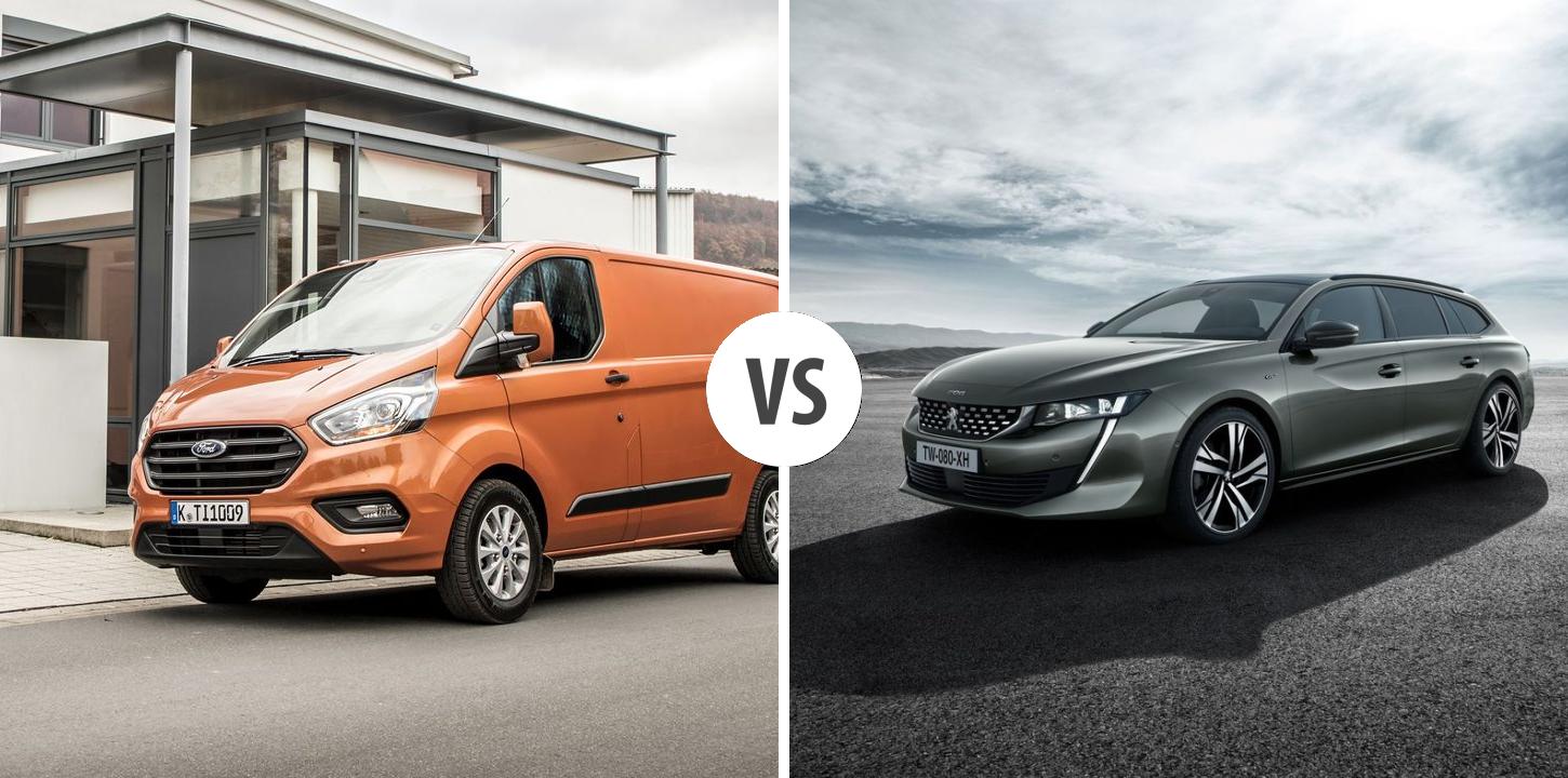 Ford Transit Custom Transporter VS Peugeot 508 SW – Vergleiche Preise ...