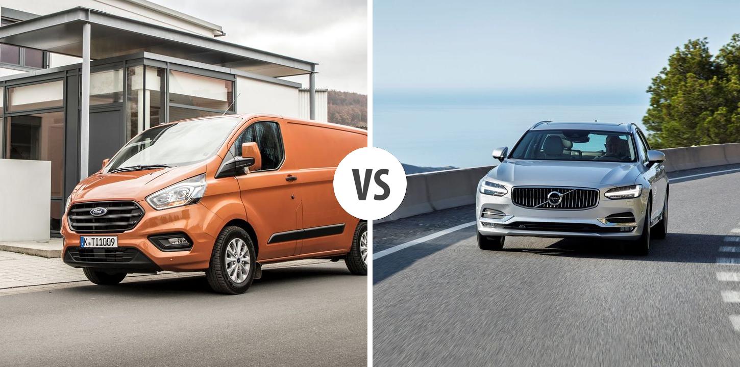 Ford Transit Custom Transporter VS Volvo V90 – Vergleiche Preise ...