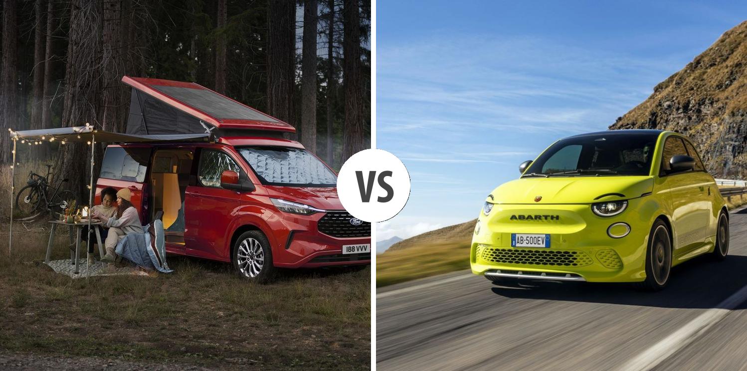 Ford Transit Custom Wohnmobil VS Abarth 500e – Vergleiche Preise ...