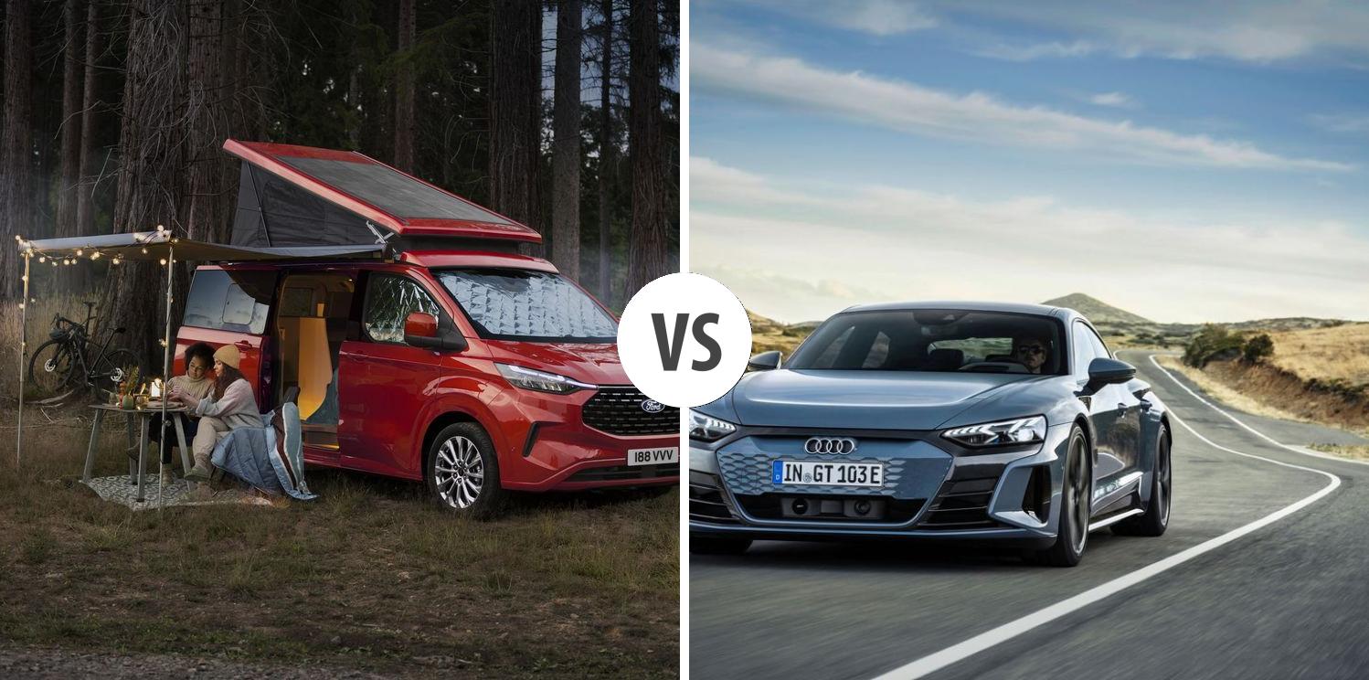 Ford Transit Custom Wohnmobil VS Audi e-tron GT – Vergleiche Preise ...