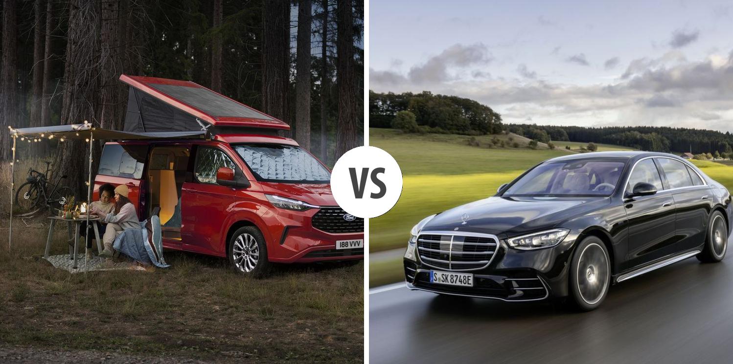 Ford Transit Custom Wohnmobil VS Mercedes S-Klasse – Vergleiche Preise ...