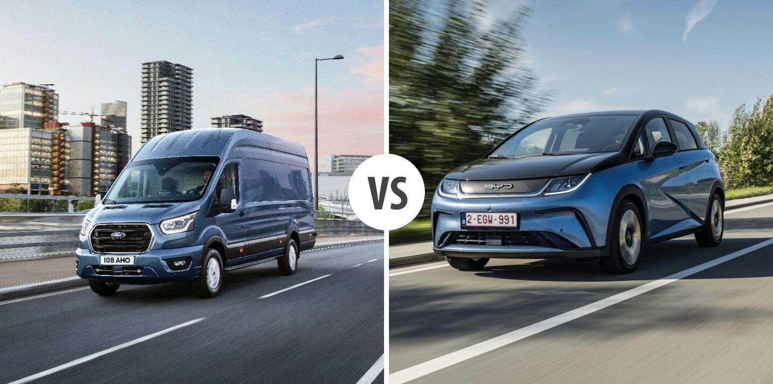 Ford Transit VS BYD Dolphin – Vergleiche Preise, Leistung, Kofferraum ...