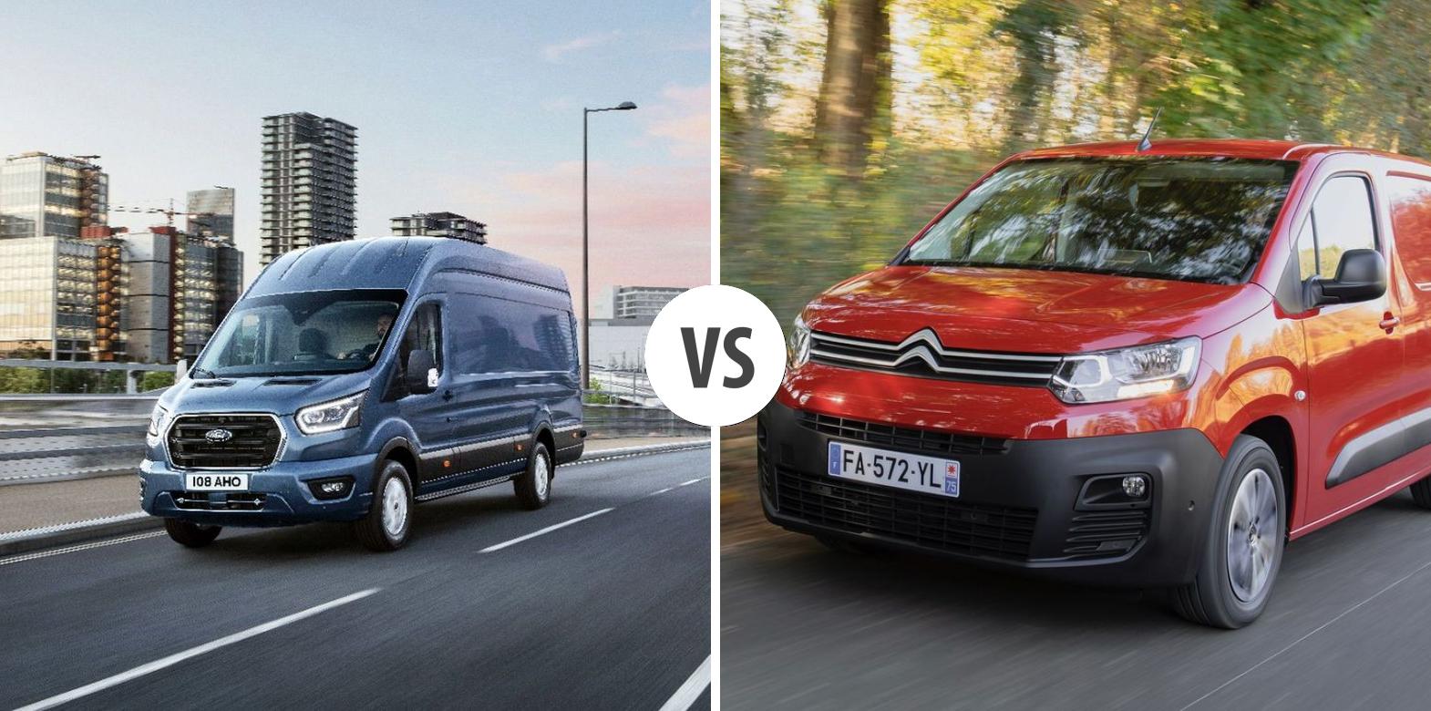 Ford Transit VS Citroën Berlingo Kastenwagen – Vergleiche Preise ...