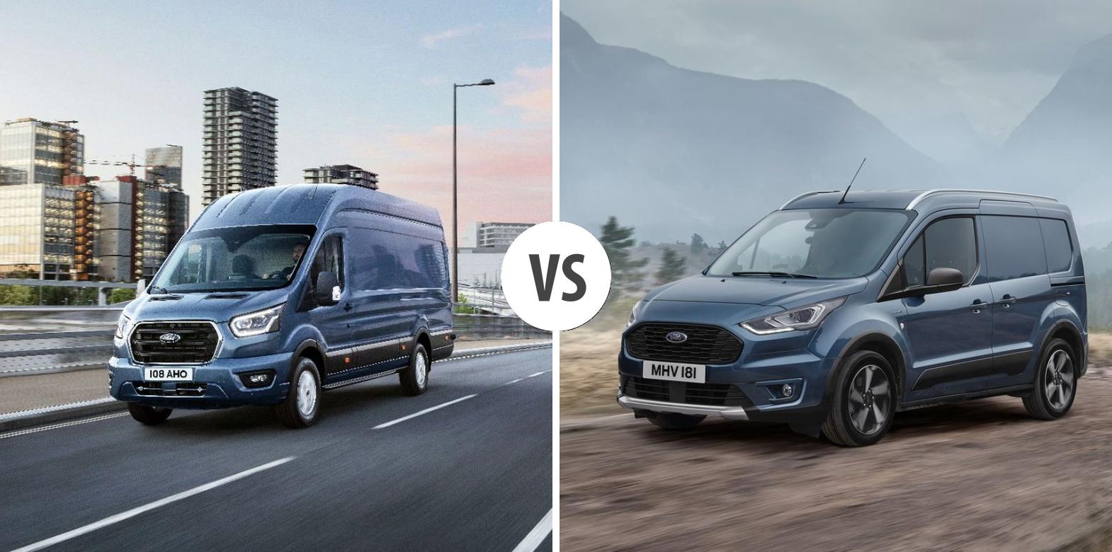 Ford Transit VS Ford Transit Connect Transporter – Vergleiche Preise ...
