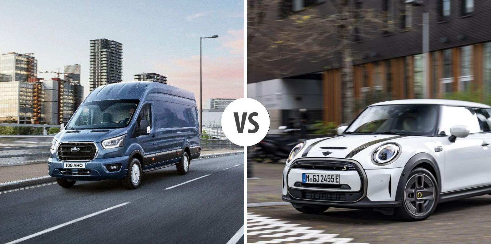 Ford Transit VS Mini Cooper Electric – Vergleiche Preise, Leistung ...