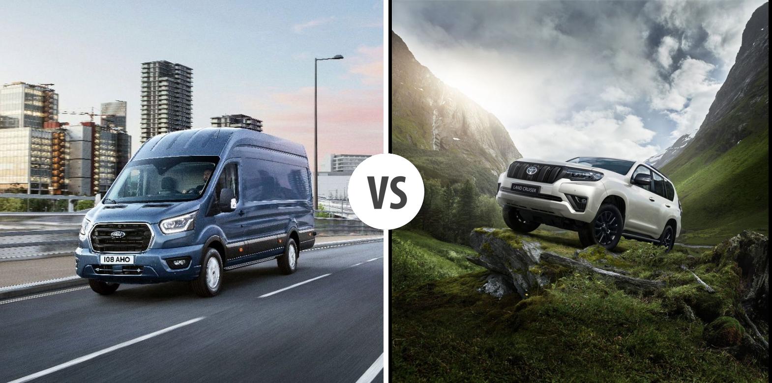 Ford Transit VS Toyota Land Cruiser – Vergleiche Preise, Leistung ...