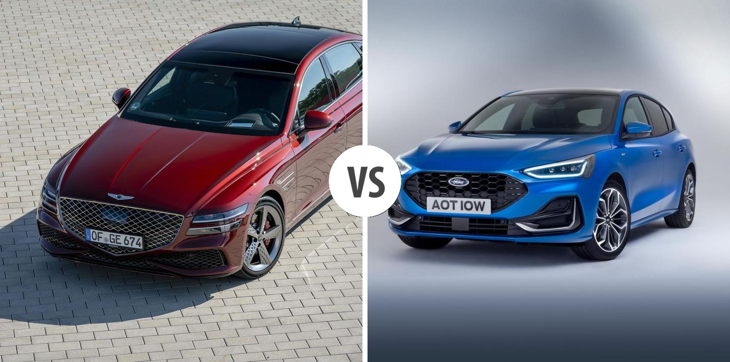 Genesis G80 VS Ford Focus – Vergleiche Preise, Leistung, Kofferraum ...