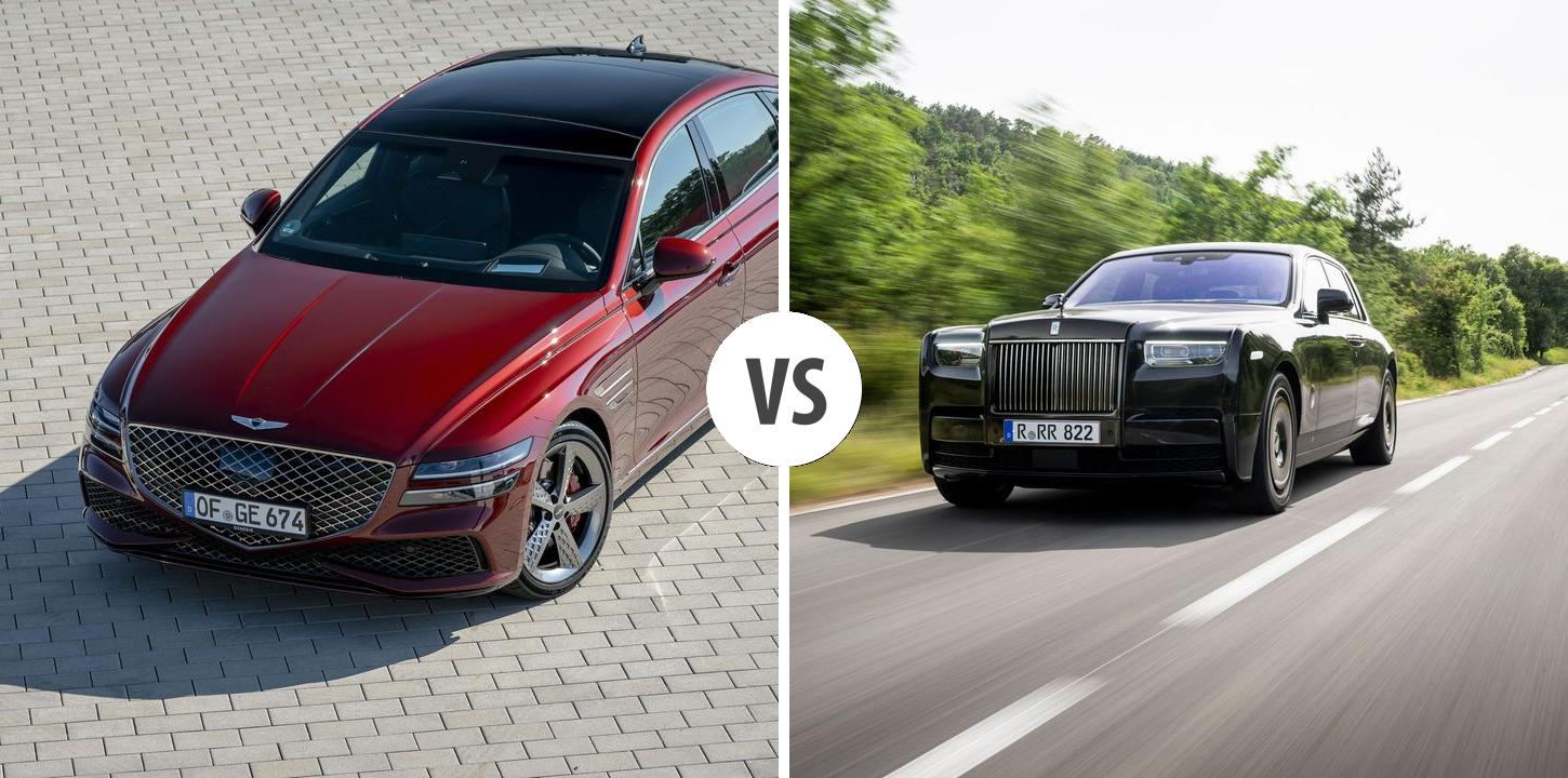 Genesis G80 VS Rolls-Royce Phantom Autovergleich | AUTOGOTT.DE