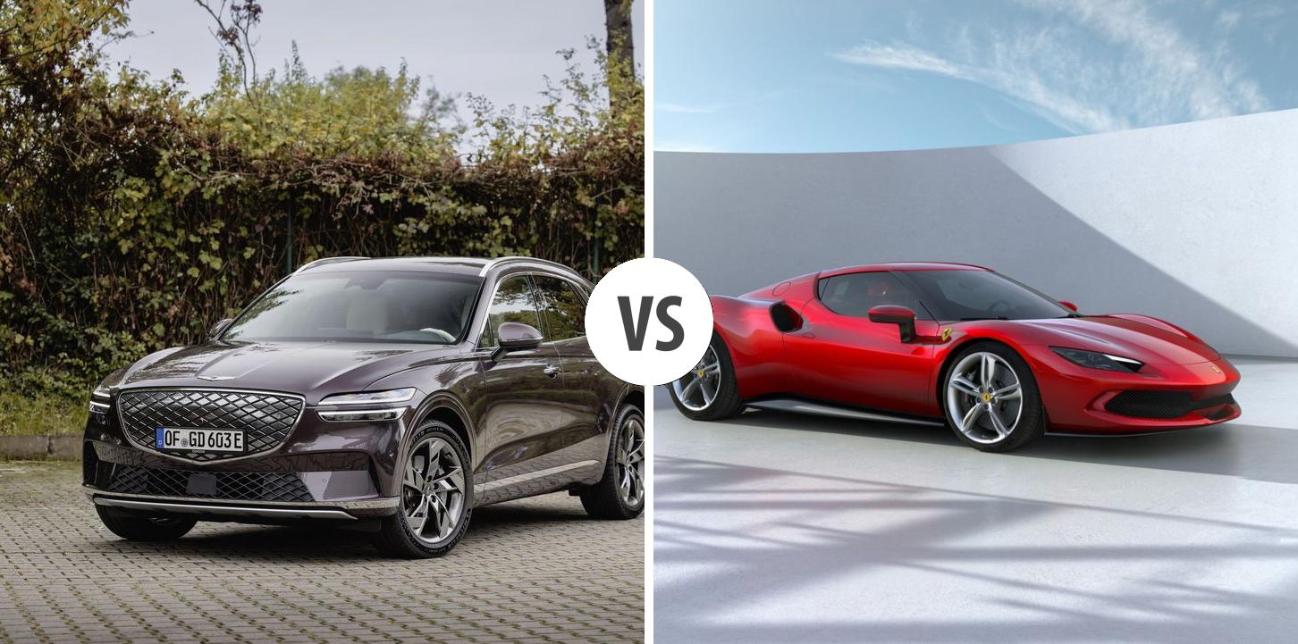Genesis GV70 VS Ferrari 296 Coupé – Vergleiche Preise, Leistung ...