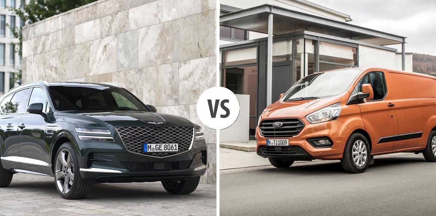 Genesis GV80 VS Ford Transit Custom Transporter – Vergleiche Preise ...
