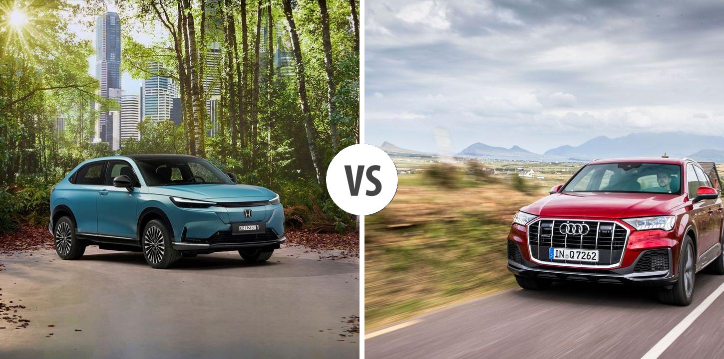 Honda e:Ny1 VS Audi Q7 – Vergleiche Preise, Leistung, Kofferraum ...