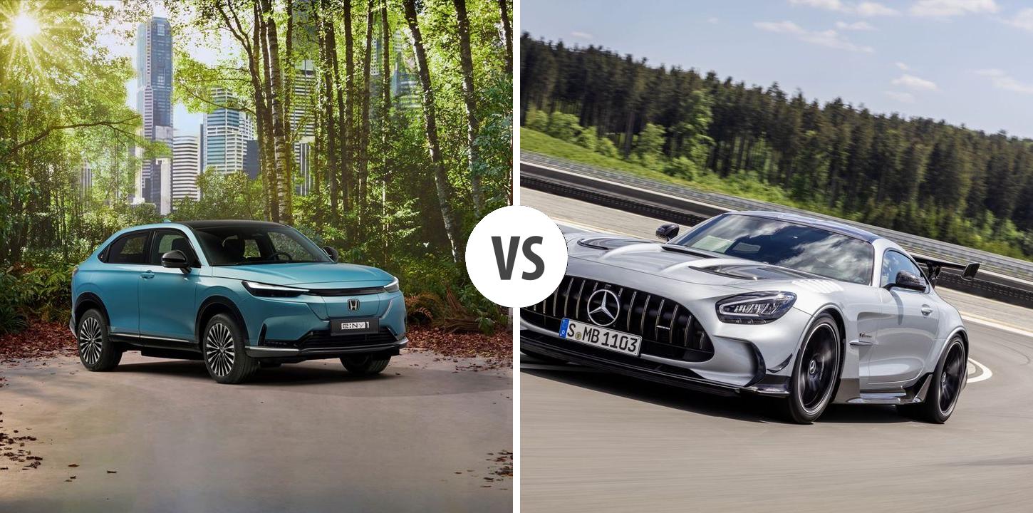 Honda e:Ny1 VS Mercedes AMG GT Coupé – Vergleiche Preise, Leistung ...