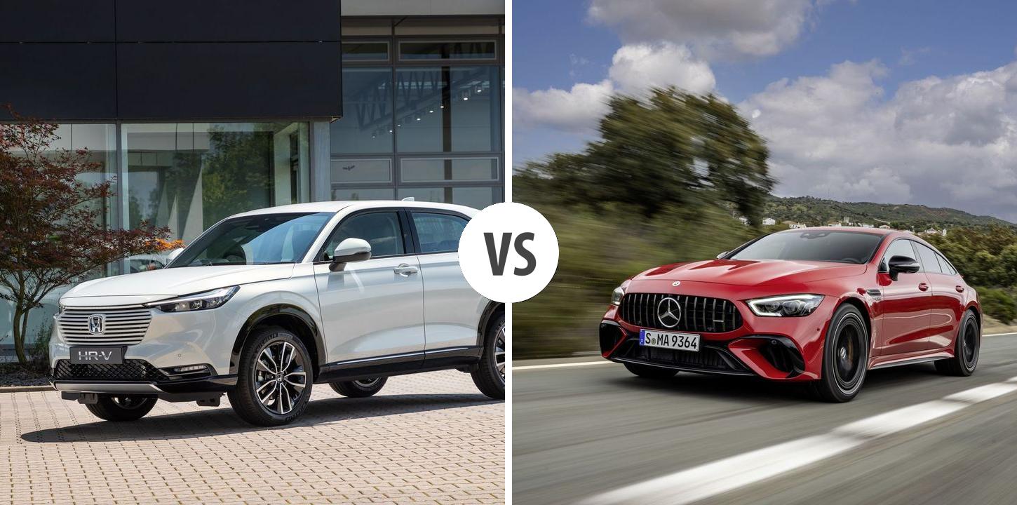 Honda HR-V VS Mercedes AMG GT 4-Türer Coupé – Vergleiche Preise ...