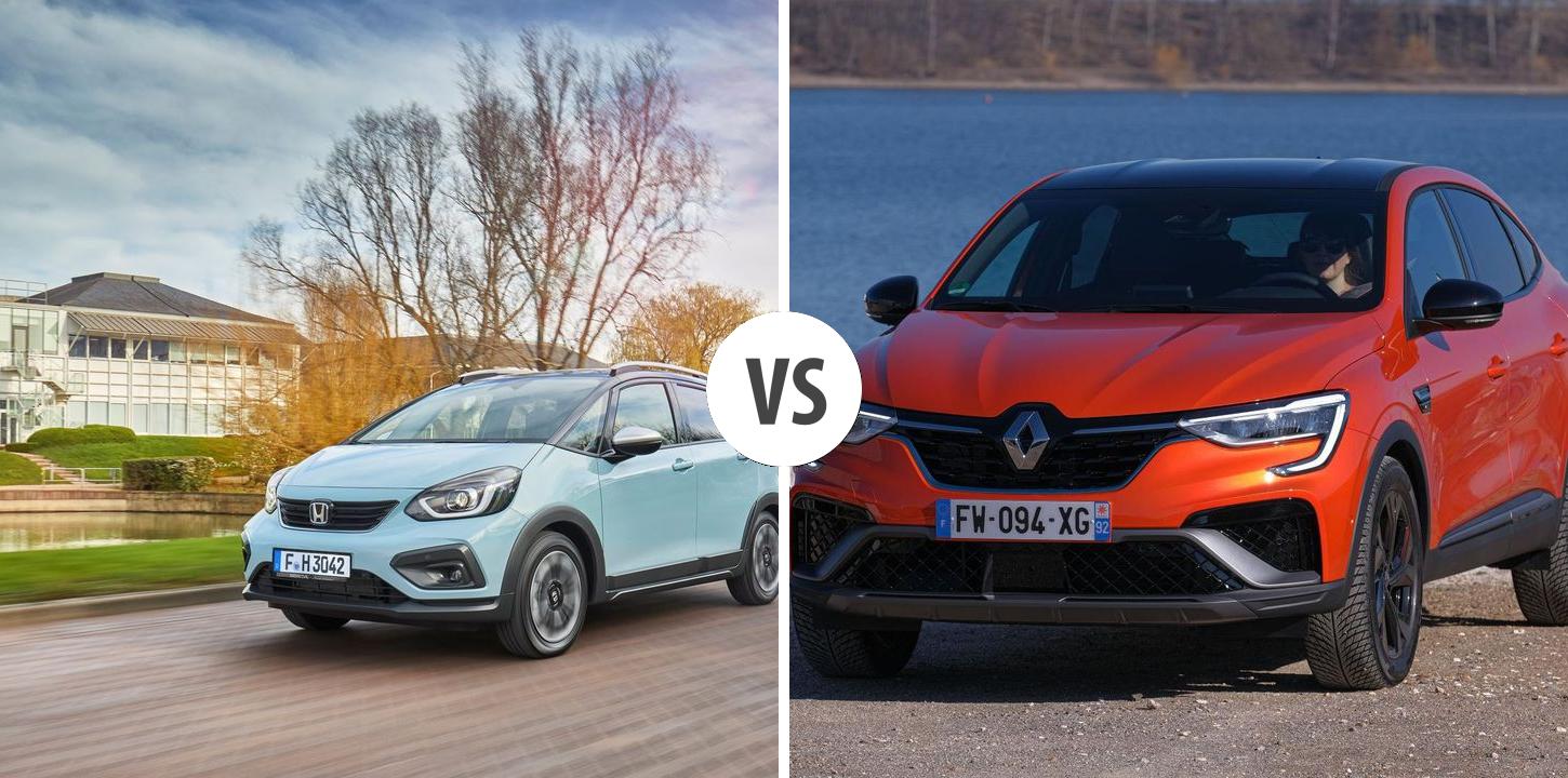 Honda Jazz VS Renault Arkana – Vergleiche Preise, Leistung, Kofferraum ...